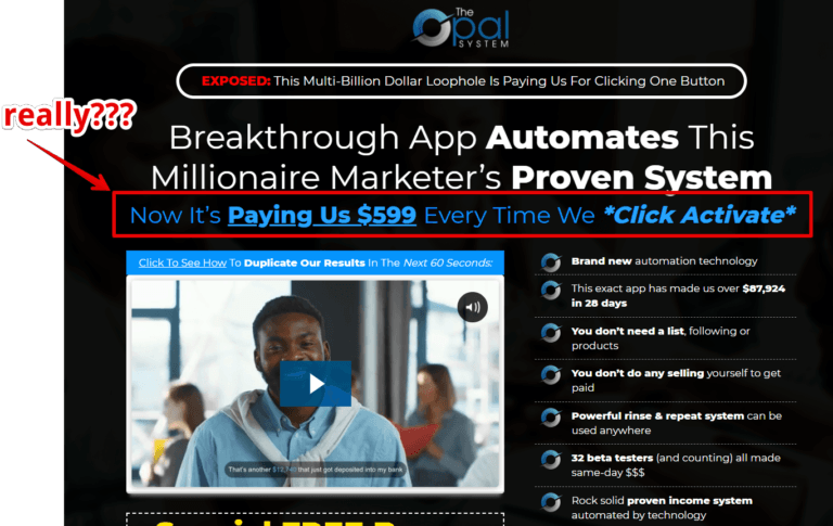The Opal System Review [Get Paid $1,000/Day] Really?