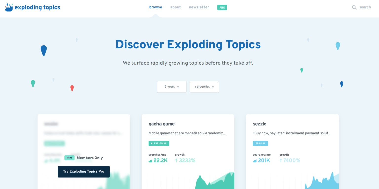 Exploding Topics Review - Can You Find Growing Topics Today?