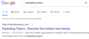 Exploding Topics Review - Can You Find Growing Topics Today?