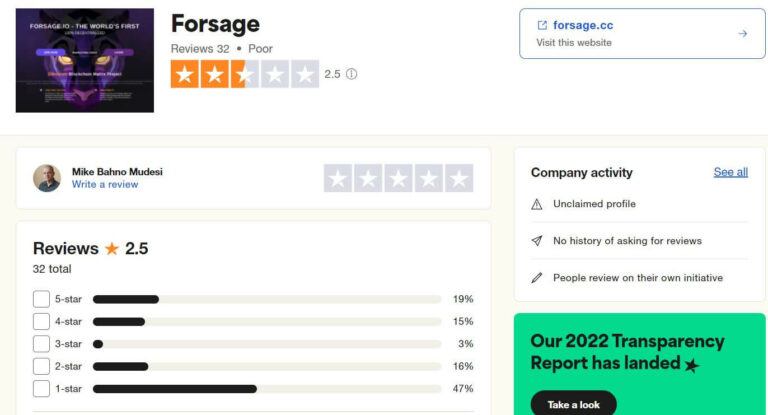 Is Forsage a Scam? An Ethereum Ponzi Scheme.[Updated 2024]